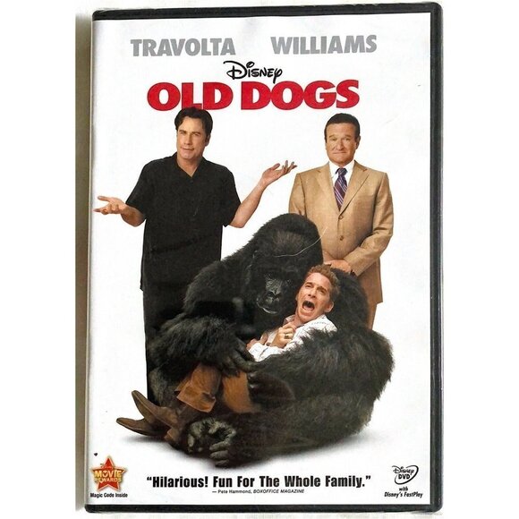 Media | Disney Old Dogs Dvd John Travolta Robin Williams Comedy Pg New ...